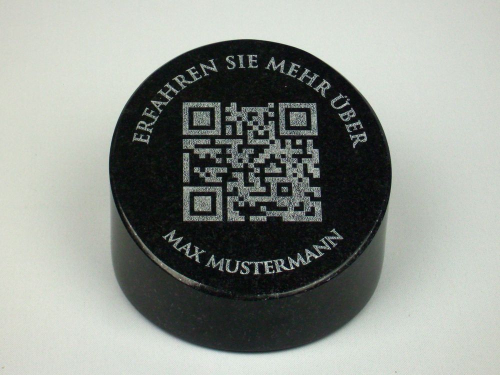 QR-Code am Grabmal – Designgrab